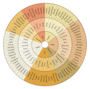 Understanding Our Emotions: Feelings Wheel and Worksheet | Milestones ...